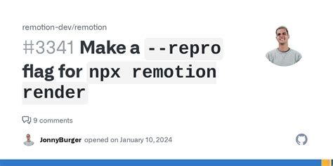 Make A Repro Flag For Npx Remotion Render Issue