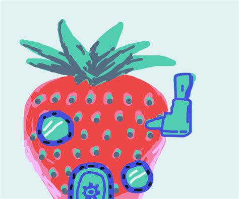 Cute Strawberry House Drawception