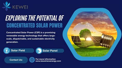 Concentrated Solar Power Csp Is A Promising Renewable Energy Technology… Kewei New Energy