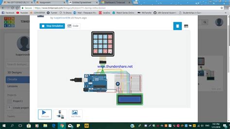 Simulation Arduino Calculator Using Keypad 4x4 And Lcd Youtube