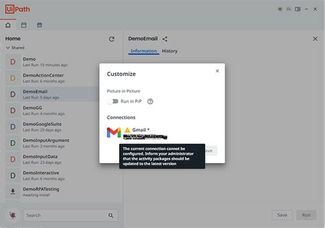 Failed To Run Process With Connection From Uipath Assistant Assistant Uipath Community Forum