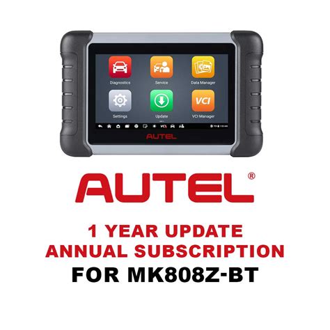 Autel MaxiCOM MK808 BT 1 Year Subscription Update MK3