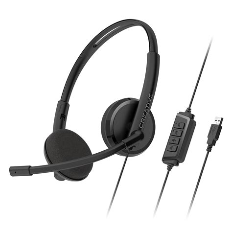 Creative Hs Usb Headset With Noise Cancelling Mic And Inline Remote