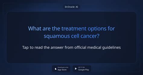 What Are The Treatment Options For Squamous Cell Cancer