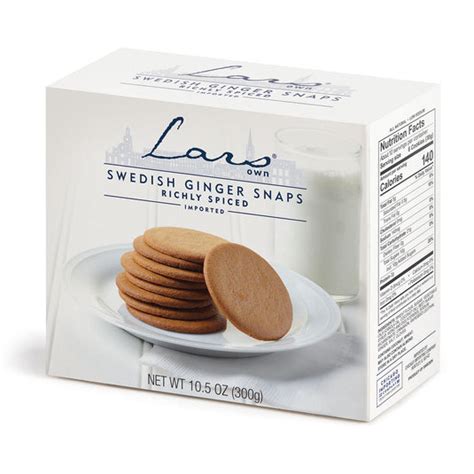 Lars Own Swedish Ginger Snaps Box 10 5oz Cook Swedish