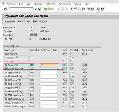 FTXP Create Tax Codes In SAP
