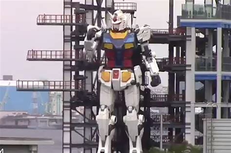 Japanese Real Life Gundam Life Size Moving Gundam Statue Unveiled To