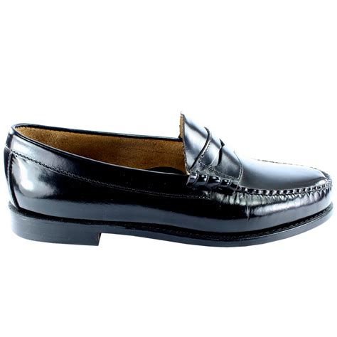 Mens Gh Bass Larson Slip On Smart Penny Loafer Flat Leather Shoes Uk Size 7 13 Ebay