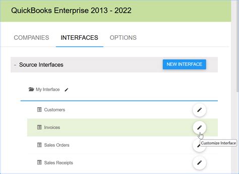 QuickBooks Enterprise Field Mapping StarShip