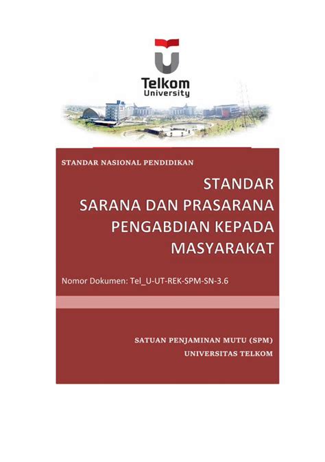 Pdf Nomor Dokumen Tel U‐ut‐rek‐spm‐sn‐3 · Standar Nasional Pendidikan Satuan Penjaminan Mutu