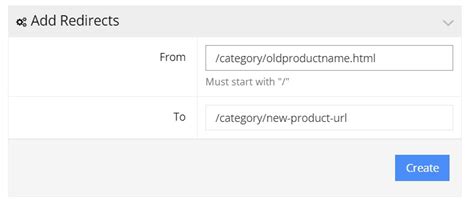 How To Use Redirects Commercebuild Ecommerce Success Portal