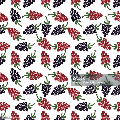 원활한 과일 벡터 패턴 흰색 배경과 화려한 열매와 배경 손 밑그림 그리기입니다 잉크 그리기 모방 과일 및 손으로 그린 패턴의 시리즈입니다 과일에 대한 스톡 벡터 아트 및