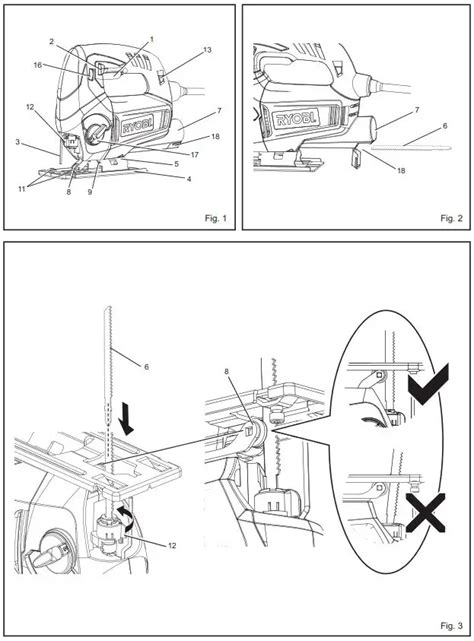 Ryobi Ej600 600w Jigsaw User Manual
