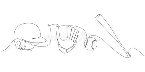 Softball Player Line Drawing Stock Illustrations 164 Softball Player Line Drawing Stock