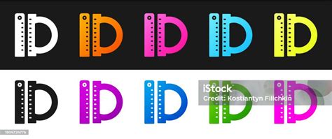 흑백 배경에서 격리된 도 아이콘을 측정하기 위한 트랙터 그리드를 설정합니다 기울기 각도 미터 측정 도구 기하학적 기호 벡터