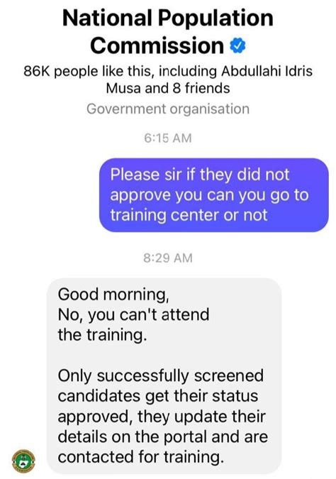 Npc Says No Training For Applicants Whose Status Are Pending Nyscinfo