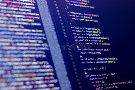 The Software Developer Is Doing Php Coding Stock Image Image Of