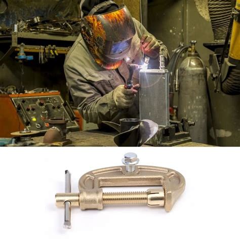 인팍쇼핑 고출력 황동 접지 작업 클램프 G형 접지 용접 접지 클램프 300a 전극 클램프 교체 용접기 공구 공구철물산업안전