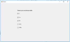 Checkbox In C Learn Two Different Ways To Create Checkbox In C