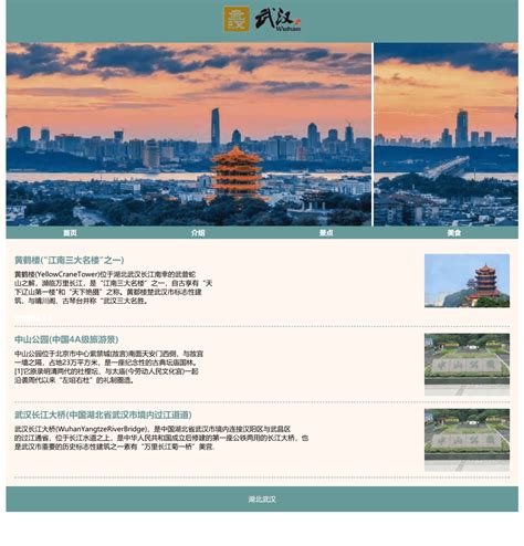 10个关于我的家乡html网页设计源码完整版