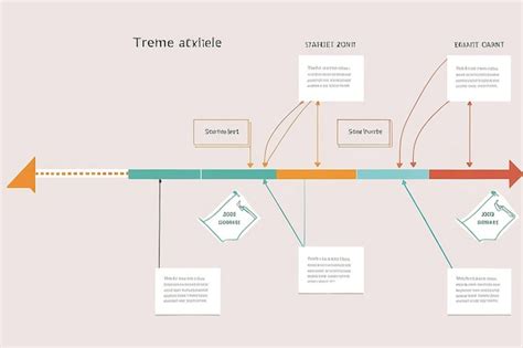 Arrow Diagram Timeline Gantt Chart Templates Premium Ai Generated Image