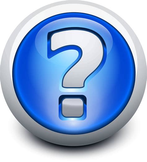 Glassy Button With Question Mark Stock Image Vectorgrove Royalty