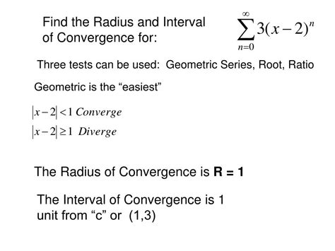Ppt 2414 Calculus Ii Chapter 9 2 Power Series Convergence Of Power