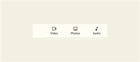 Tabs Material Design 3