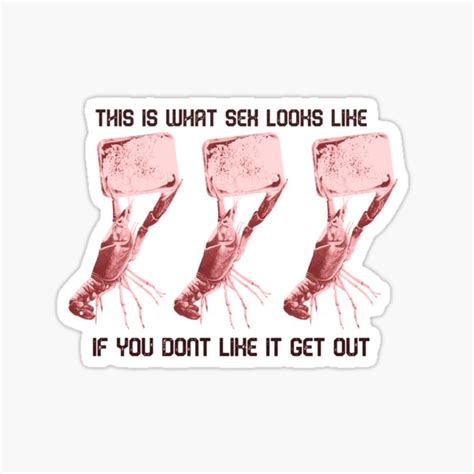 This Is What Sex Looks Like Sticker For Sale By Crabwizard Redbubble