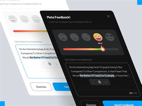 Feedback Modal By Mostafa Taghipour Uix For Oniex™ On Dribbble