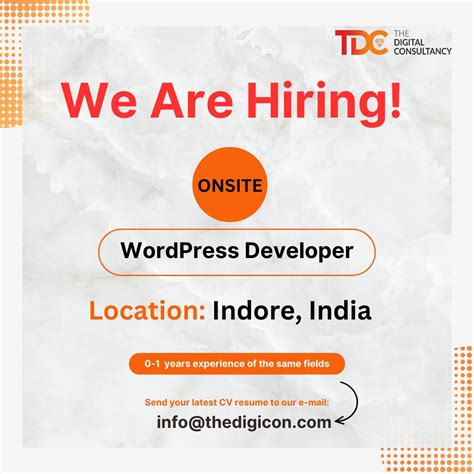 Harsh Keshri On Linkedin Hiring Wordpressdeveloper Indore Indorejobs