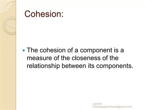 Cohesion And Coupling Pptx
