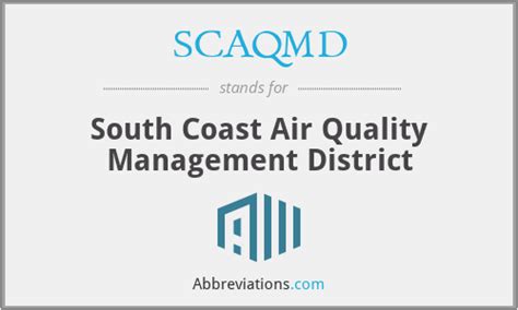 What Does Scaqmd Stand For
