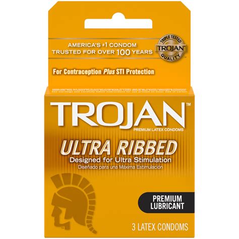 Trojan Ecstasy Ultra Ribbed Condoms Shop Jetfast™
