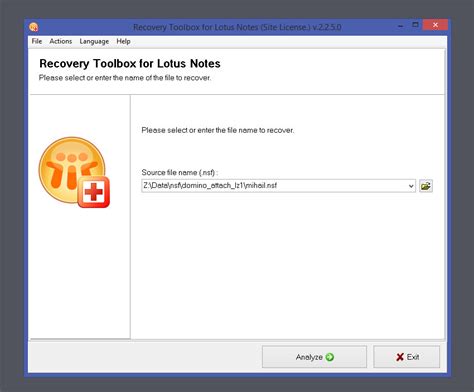 Recovery Toolbox For Lotus Notes Straightforward Nsf File Recovery