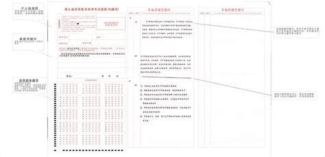 揭秘自考试卷批改套路答题卡样式以及常见丢分点 知乎
