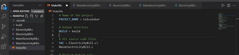 How To Create Multiple Files And Makefile In Vs Code On Windows