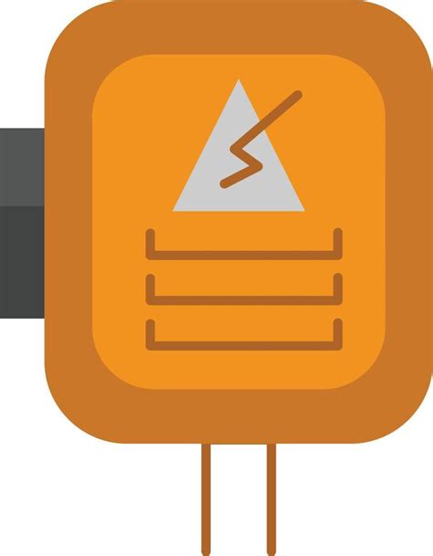 Voltage Energy Power Transformer Flat Color Icon Vector Icon Banner