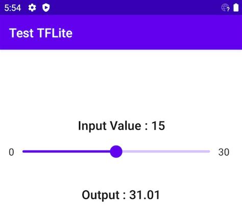 sample project to demostrate custom tensorflowlite model derived from