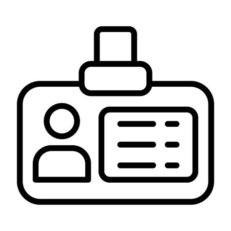 Id Card Vector Icon 26331036 Vector Art At Vecteezy
