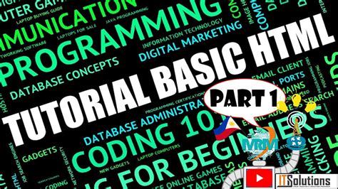 12 Tutorial Basic Html Codingprogrammingpart 1 Mrm It