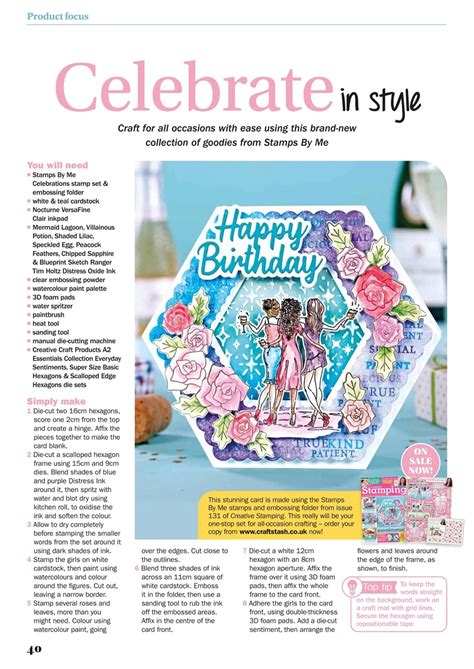 Simply Cards And Papercraft Magazine Issue 254 Back Issue