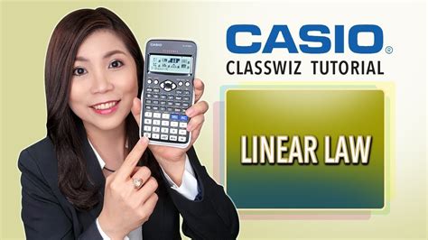 Casio Classwiz Tips 10 Linear Law Terengganu Trial Spm 2021 Youtube
