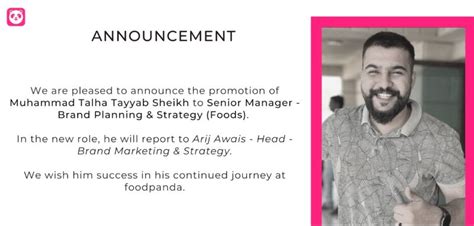 Talha Tayyab On Linkedin Marketing Foodpanda 53 Comments