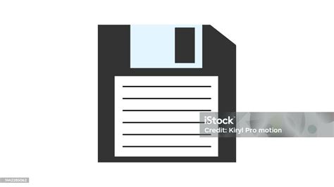 정보를 저장하는 컴퓨터용 오래된 복고풍 빈티지 힙스터 플로피 디스크 70년대 80년대 90년대의 Pc 흑백 아이콘입니다 벡터 그림 검은색에 대한 스톡 벡터 아트 및 기타