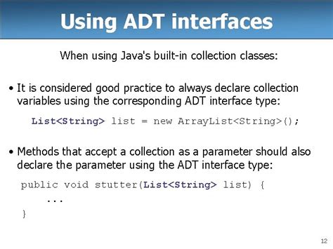 Cse 143 Lecture 13 Interfaces Abstract Data Types