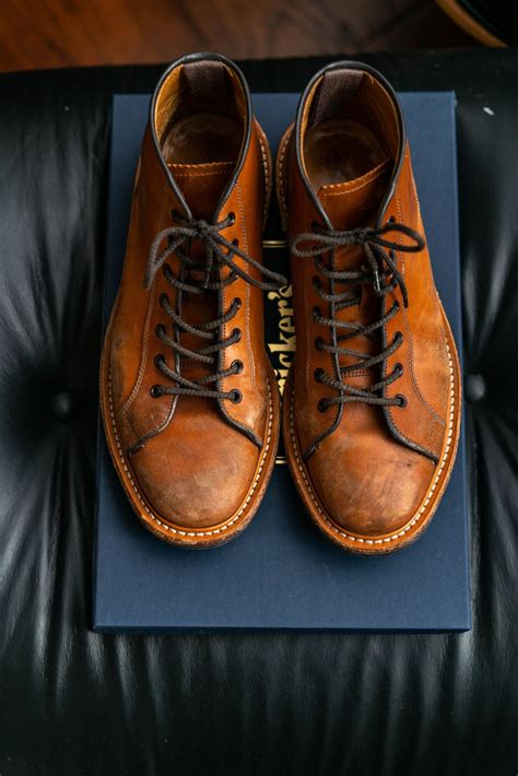 Trickers Ethan Monkey Boot In Teck Shell Cordovan Patina Project