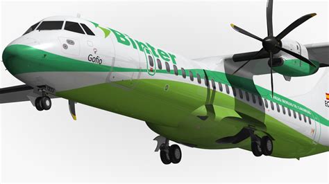 Atr72 Binter Modelo 3d 47 Max Obj Fbx Blend Free3d