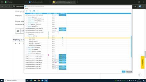 solved x cube eeprma1 package activation in cubemx