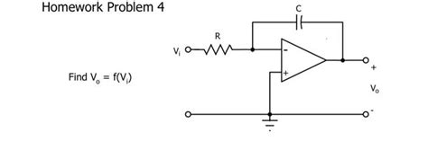 solved homework problem 4 find v0 f vi